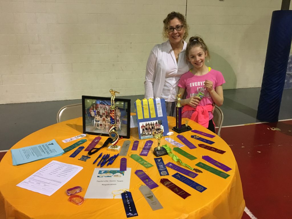 HKD – Swim Team table – Christian County YMCA